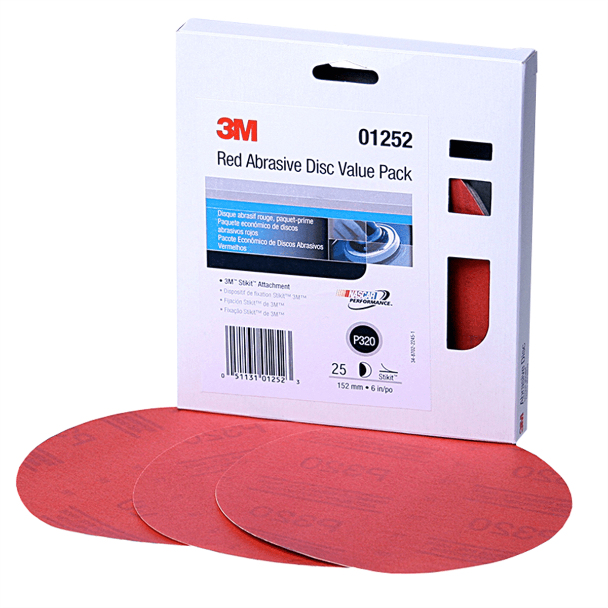 3M DISC VALUE PACK 01252 6 IN P320 25/PACK - Walmart.com