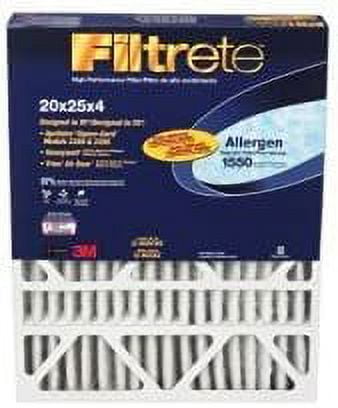 3M DP03DC-4 HVAC Air Furnace Allergen Reduction Filters, Size 20" X 25 ...