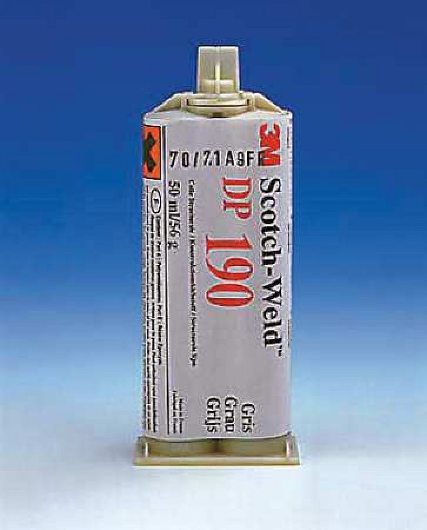 3M DP190 Epoxy Adhesive, Dual-Cartridge, 6.76 oz, Gray, 12 hr - Walmart.com