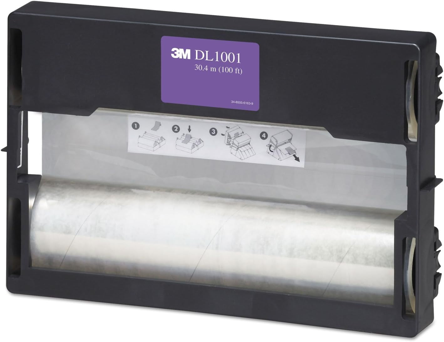 3M Dual Laminate Refill, 12 Inches x 100 Feet Roll, Heat-Free ...