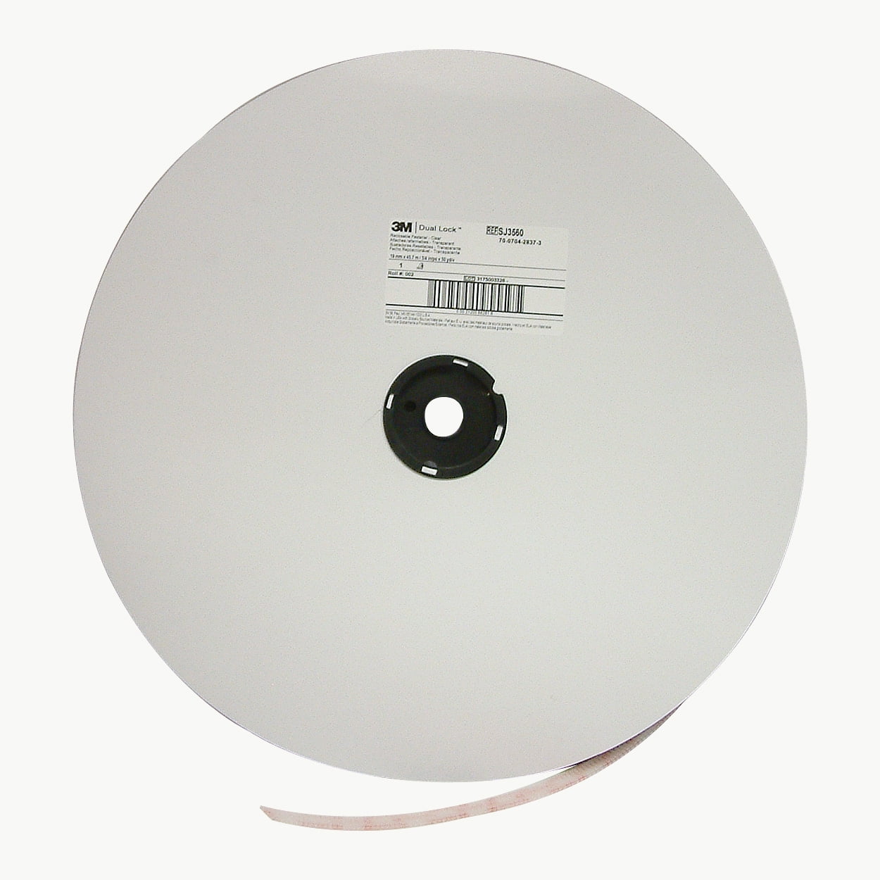 3M Dual Lock Type 250 Reclosable Fastener [Clear / Acrylic Adhesive] (SJ3560): 3/4 in. x 50 yds ...