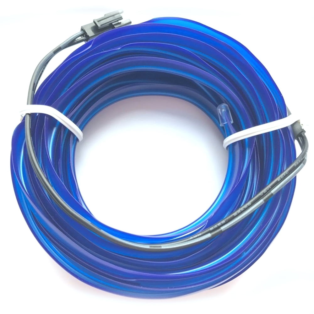 3M EL Car Interior Lights LED Glowing Electroluminescent EL Wire DIY ...