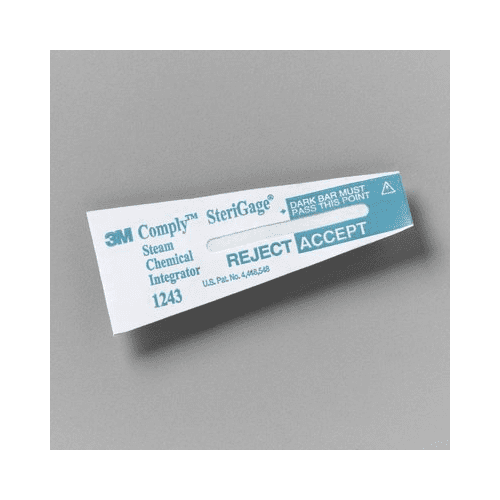 3M ESPE 1243A Comply SteriGage Chemical Integrators Steam 2 in 0.75 500 ...