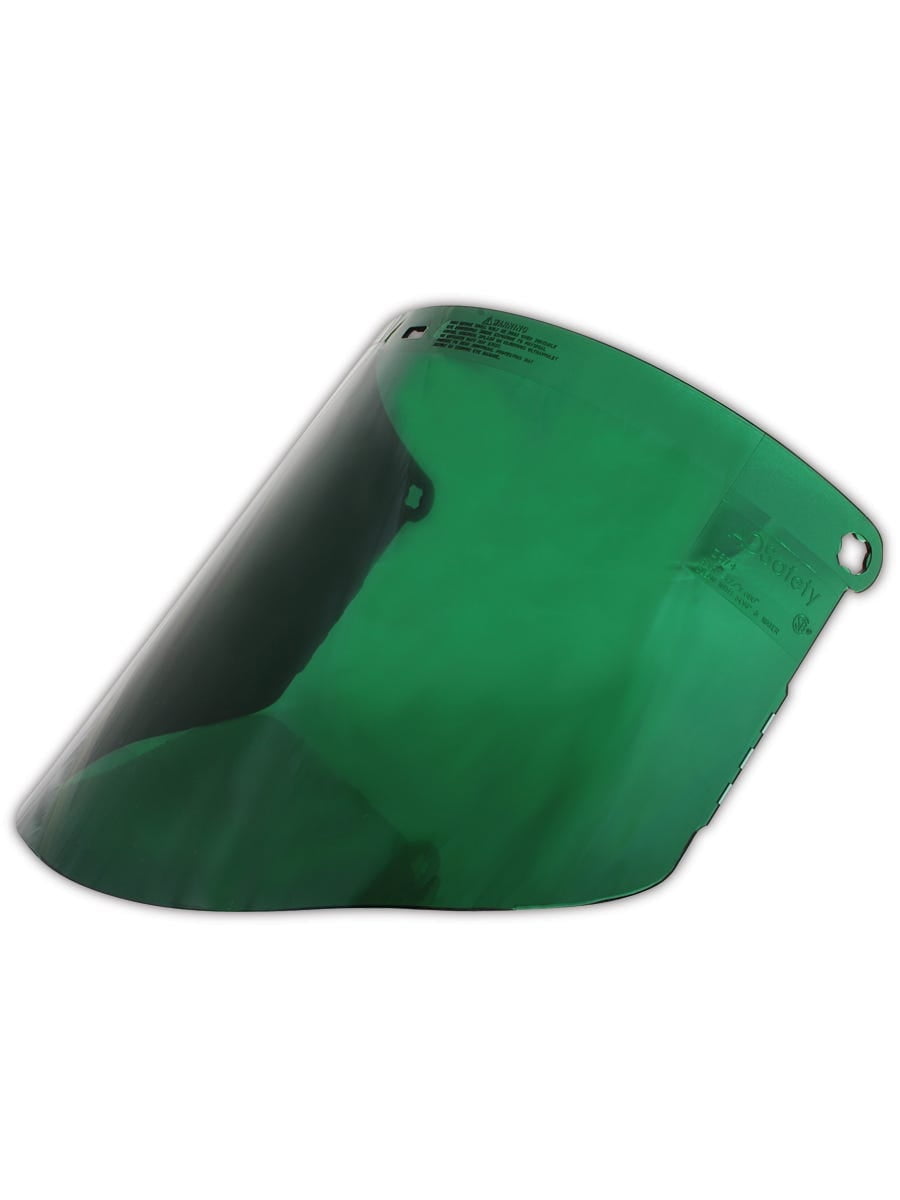 Dark Green Polycarbonate Faceshield WP96, Molded - Walmart.com