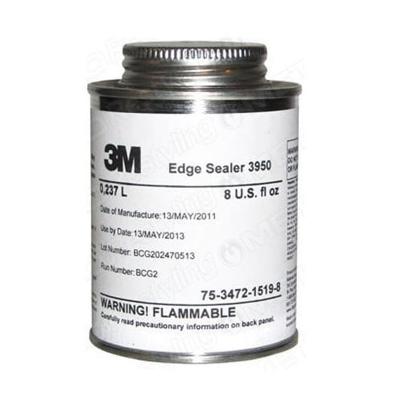 3M Edge Sealer 3950, Clear, 1/2 Pint 8oz, Includes Felt Dauber for ...