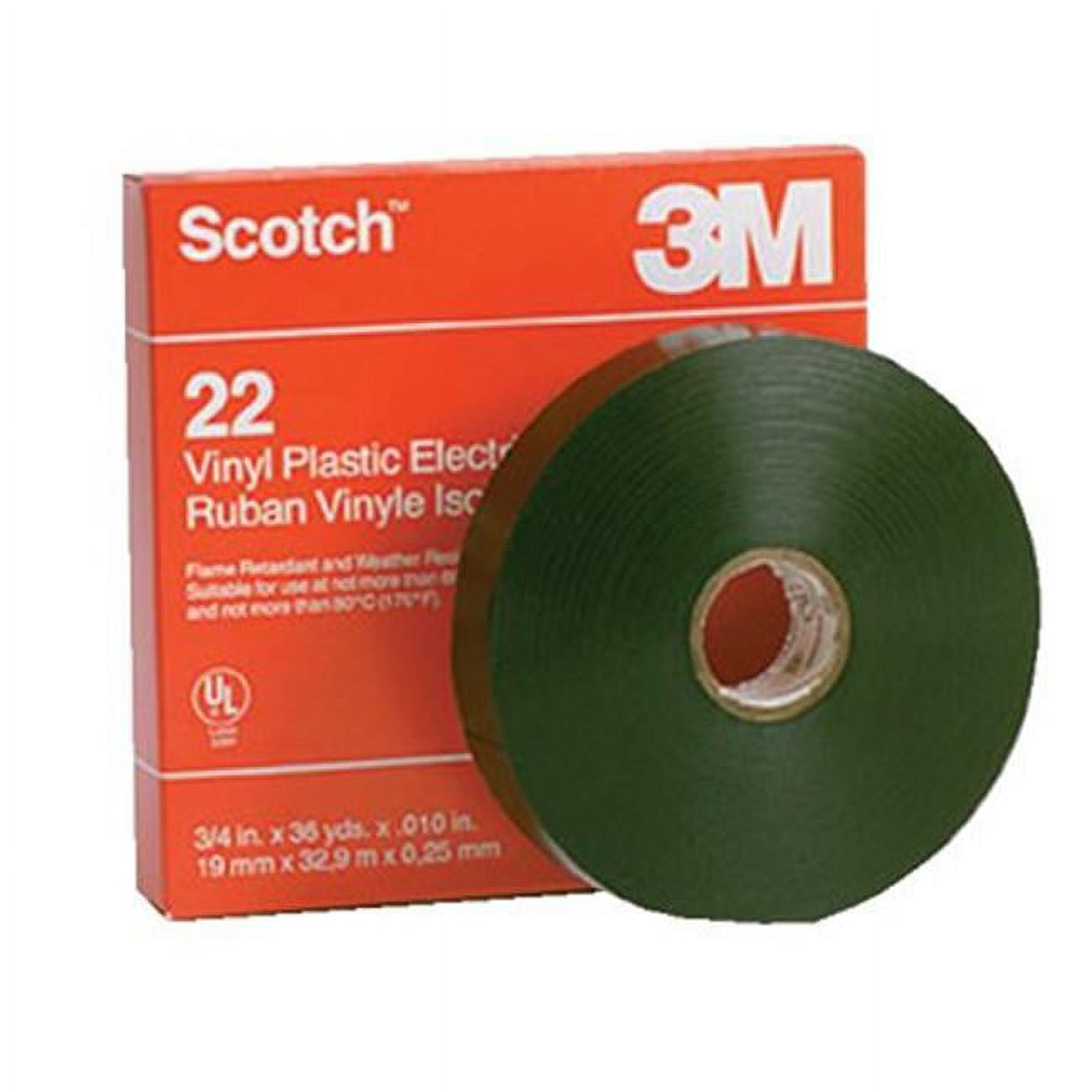 3M Electrical 500-054007-10034 22 3-4X36 Scotch Heavy Duty Plastic Ele ...