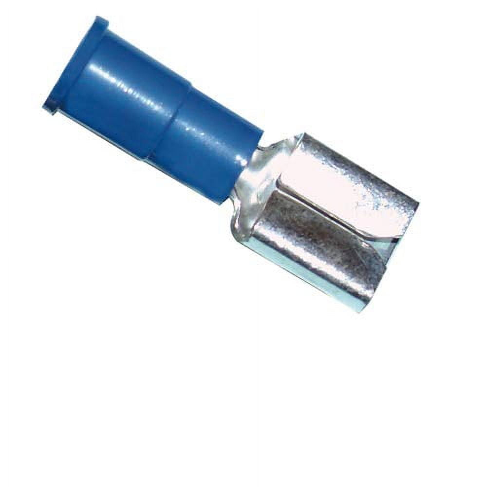 3M Female Quick Disconnect Vinyl .250" 16-14 Gauge Blue -75PK - Walmart.com