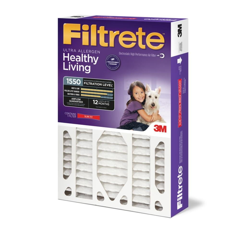 3M Filtrete 16x25x4 Allergen, Bacteria & Virus Air Dust Reduction ...
