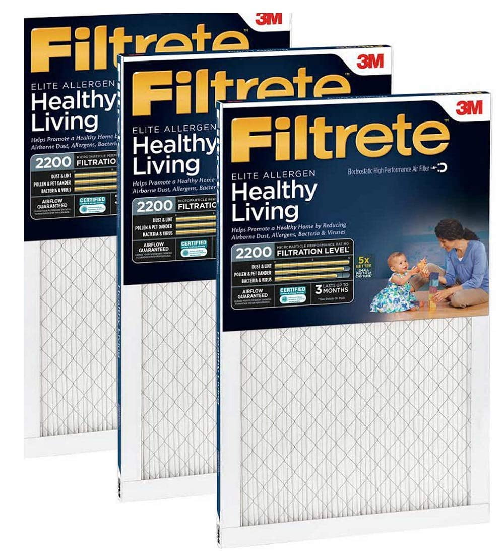 3M Filtrete Premium Air Dust Micro Particle Reduction Filter 16x20x1 ...