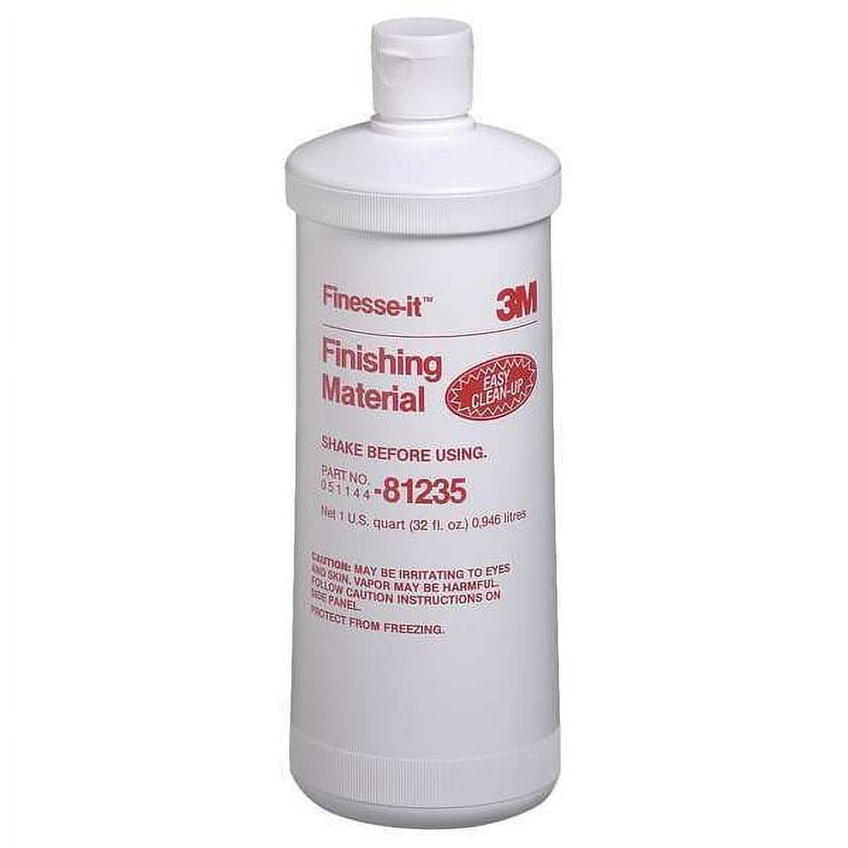 3M Finesse-it Polish - Finishing Material 81235 White Easy Clean Up Liter - Walmart.com