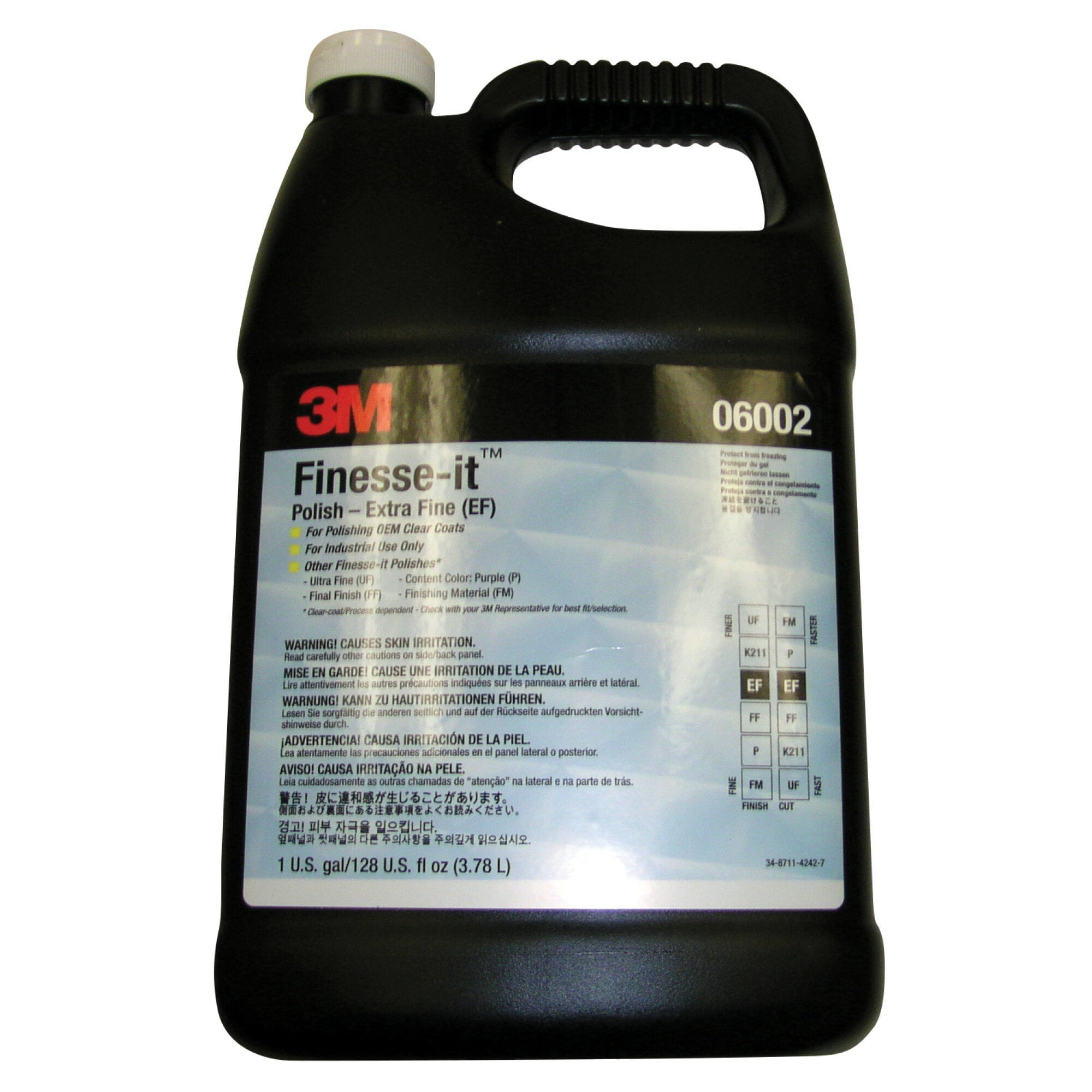3M Finesse-it Polish Standard Series, 06002, Extra Fine (110), White ...