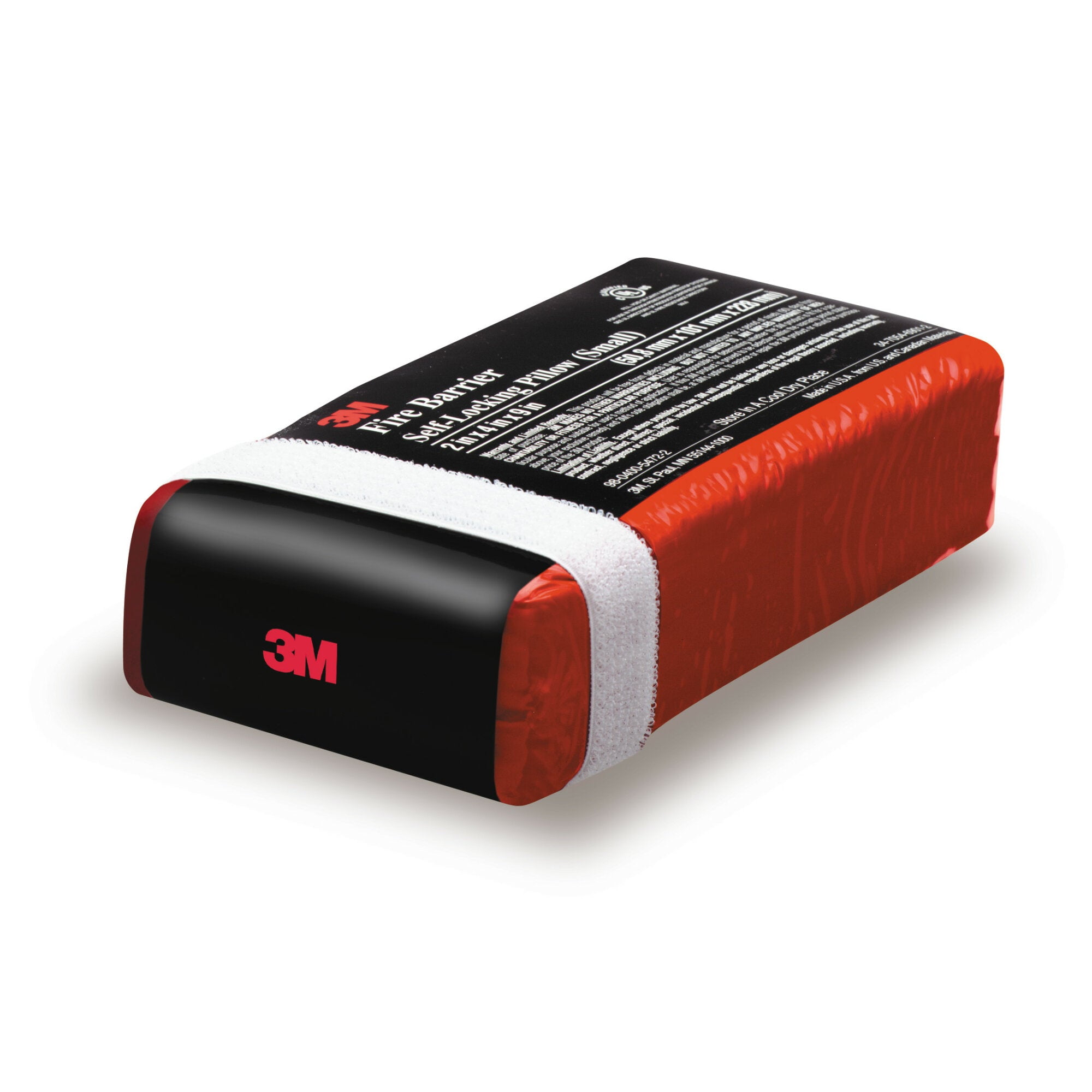 3M Fire Barrier Self-Locking Pillows FB249SL, Small, 2 in x 4 in x 9in ...