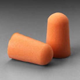 3M Foam Single-Use Earplugs, Cordless, 29NRR, Orange, 1 Pair (1100 ...