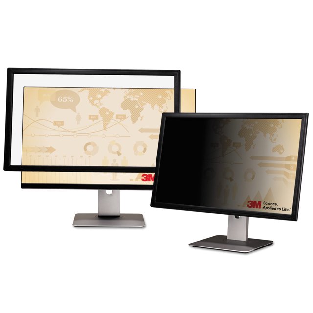 3M Framed Desktop Monitor Privacy Filter for 16" to 17" Widescreen LCD ...