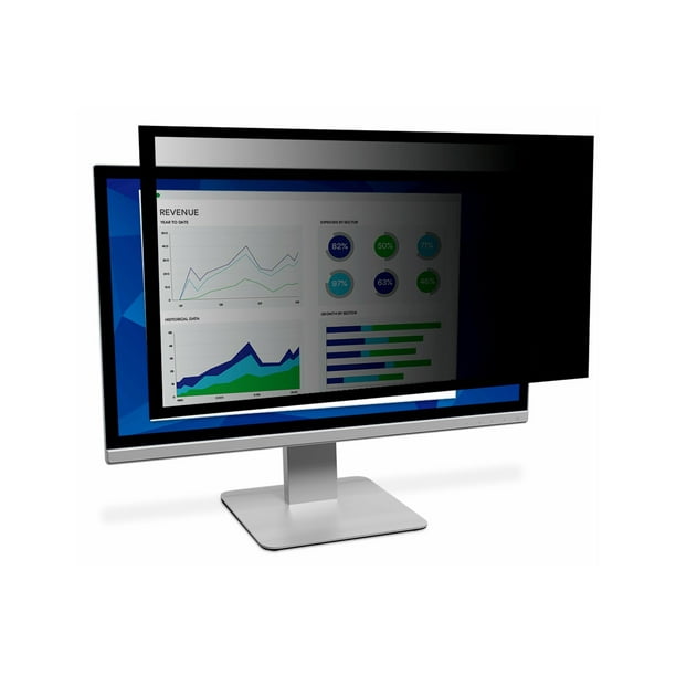3M Framed Privacy Filter for 27" Widescreen Monitor - Walmart Business ...