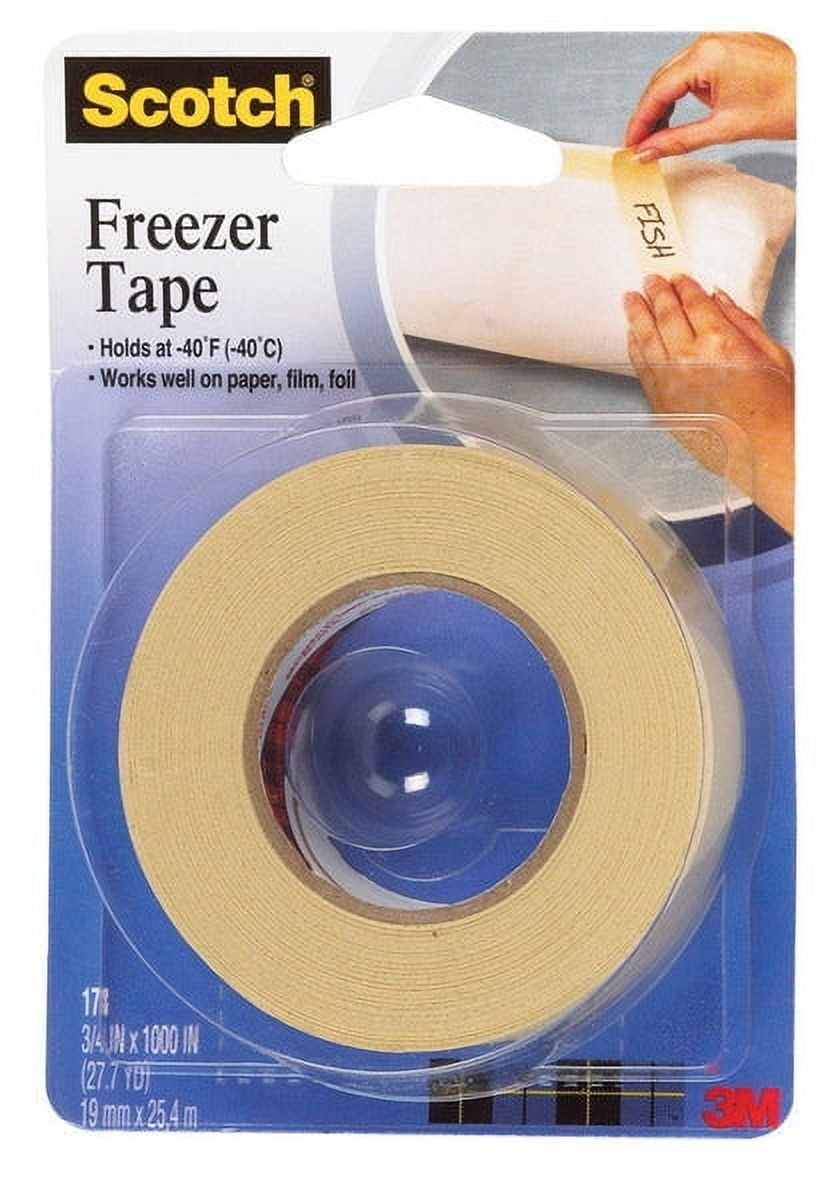 1 pc 3M Freezer Tape 1 pk Tan (Pack of 6) - Walmart.com