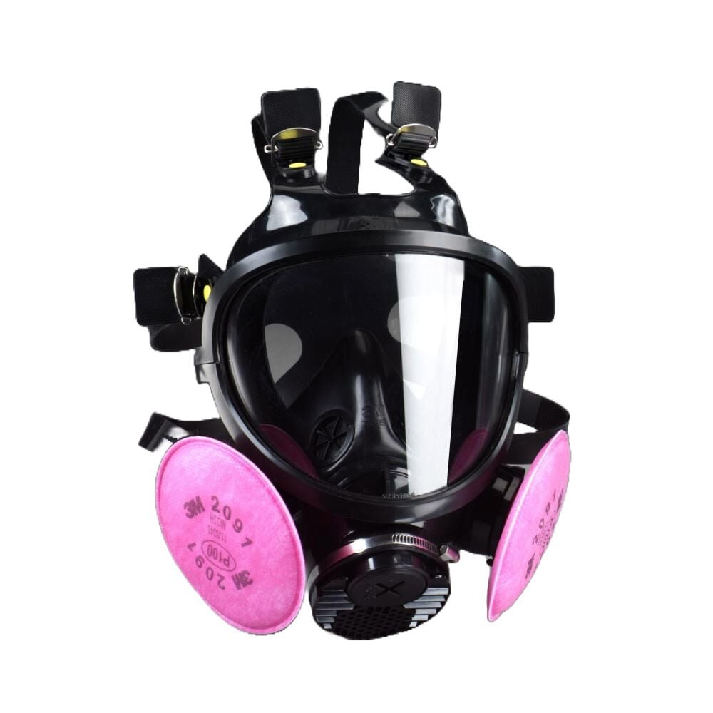 3M? Full Facepiece Reusable Respirator 7800S-L, Large, Silicone ...