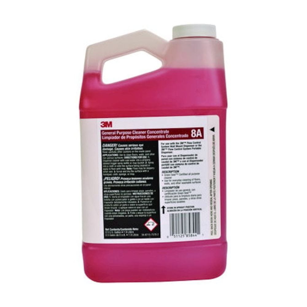 3M General Purpose Cleaner Concentrate, Clean Scent, 0.5 gal Bottle, 4 ...