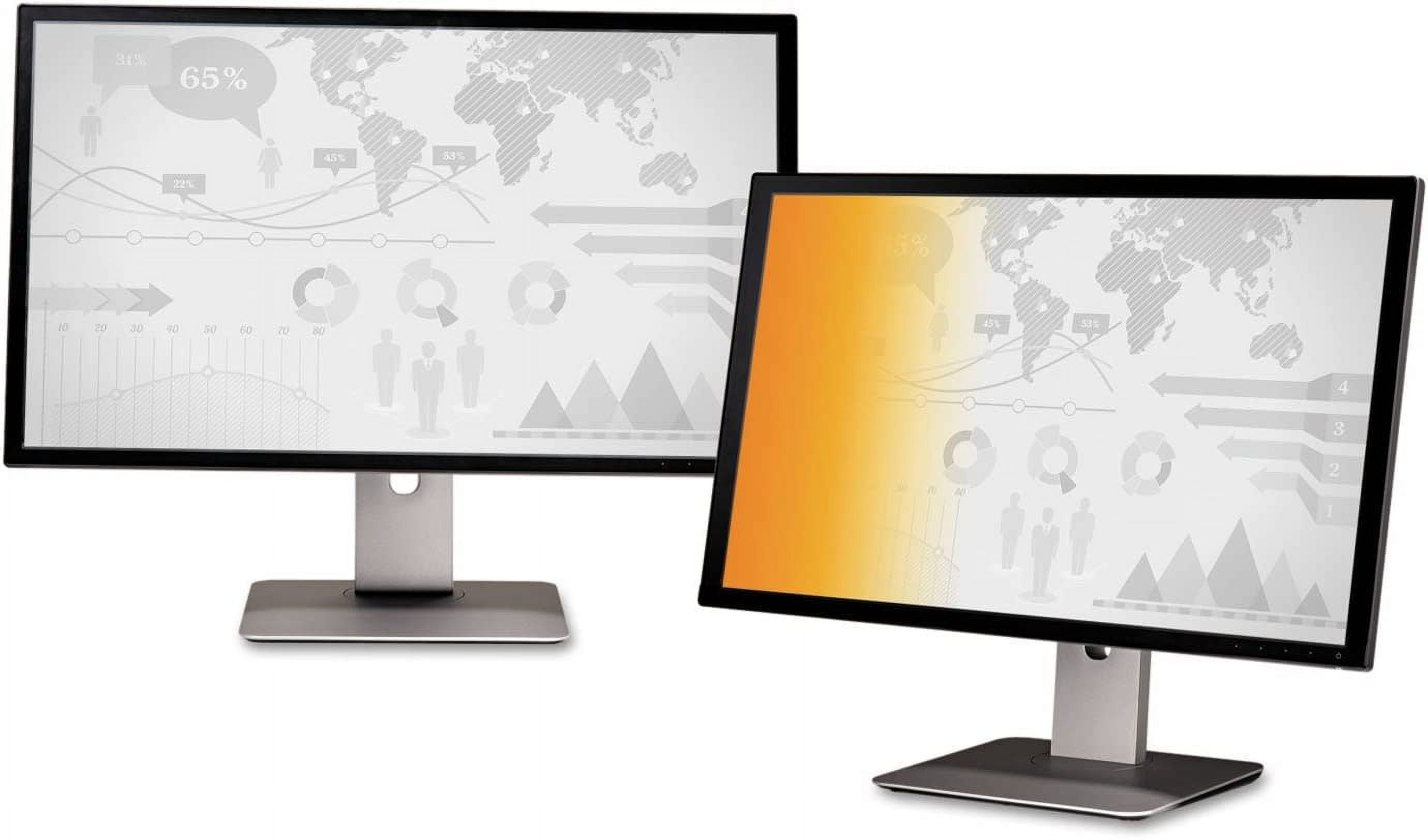 3M Gold Privacy Filter for 23" Widescreen Monitor, Clear - Walmart ...