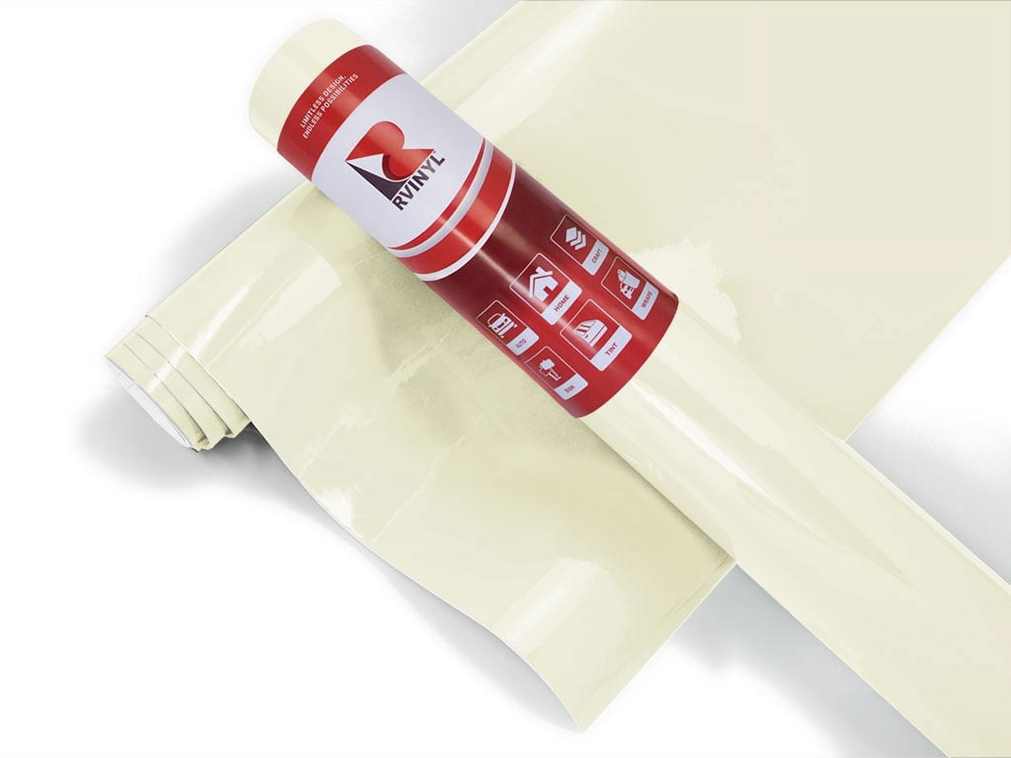 3M Graphic Cast Craft Vinyl Film Sheet Roll Scotchcal 7125 Antique White 90 - 12" x 10ft ...