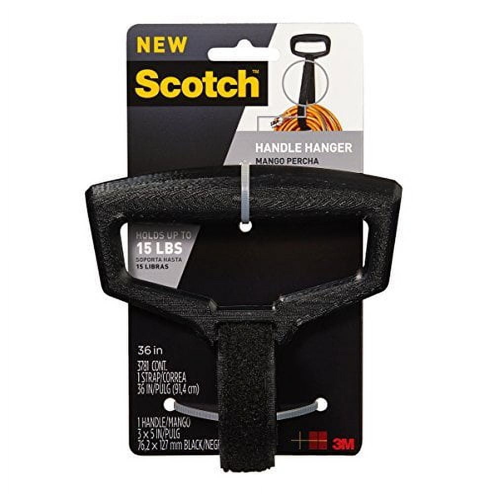 3M H36 Black, Nylon 15 lbs Max Weight, Material Handling Securing Strap ...