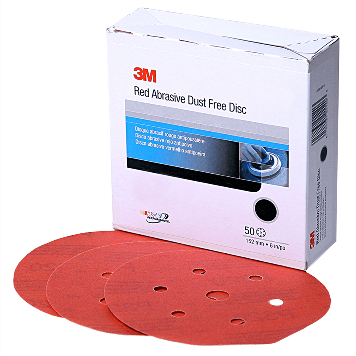 3M HOOKIT DISC D/F 01142 6 IN P220 50/BOX - Walmart.com