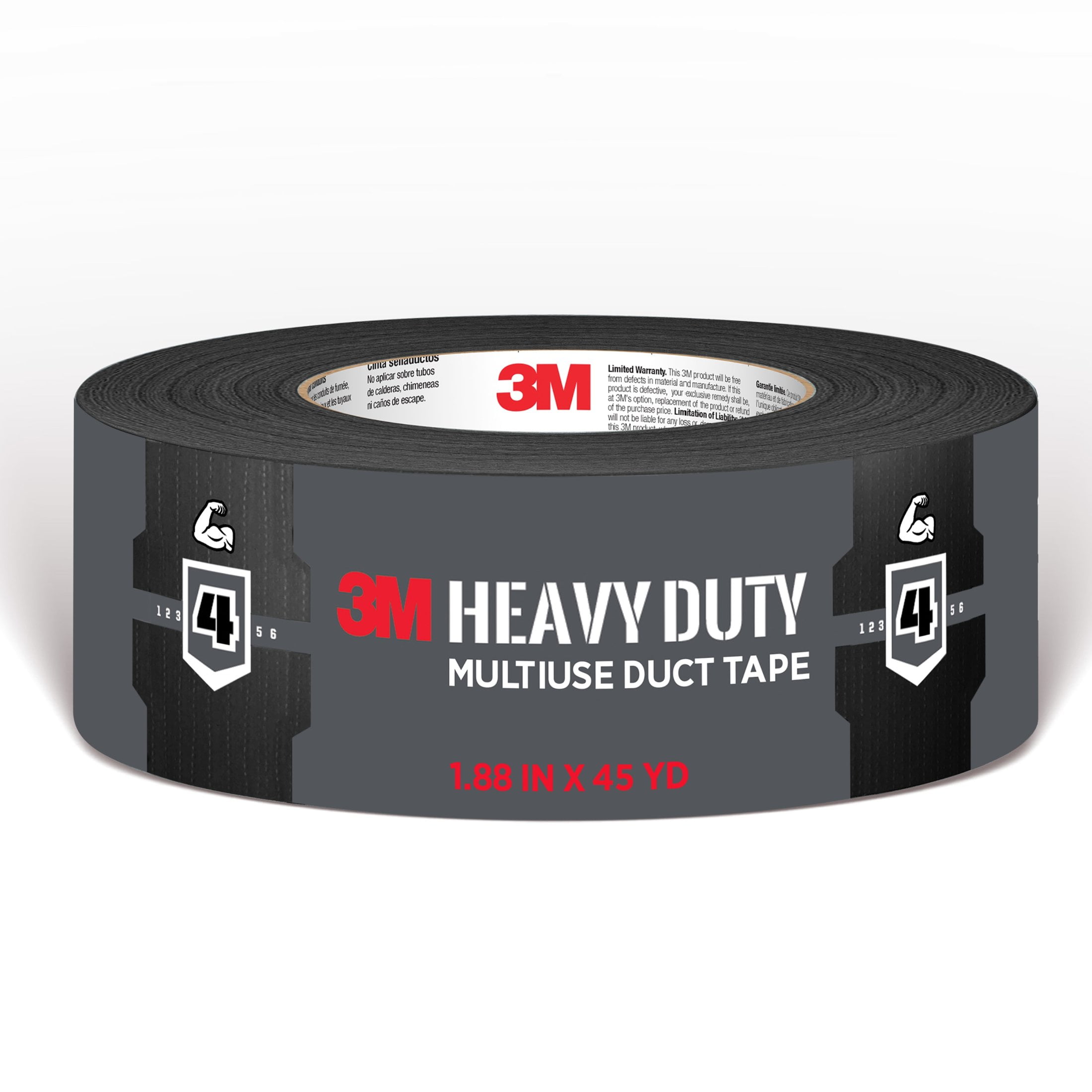 3M Heavy Duty Black Duct Tape, 1.88 in. x 45 yd., 1 Roll - Walmart.com