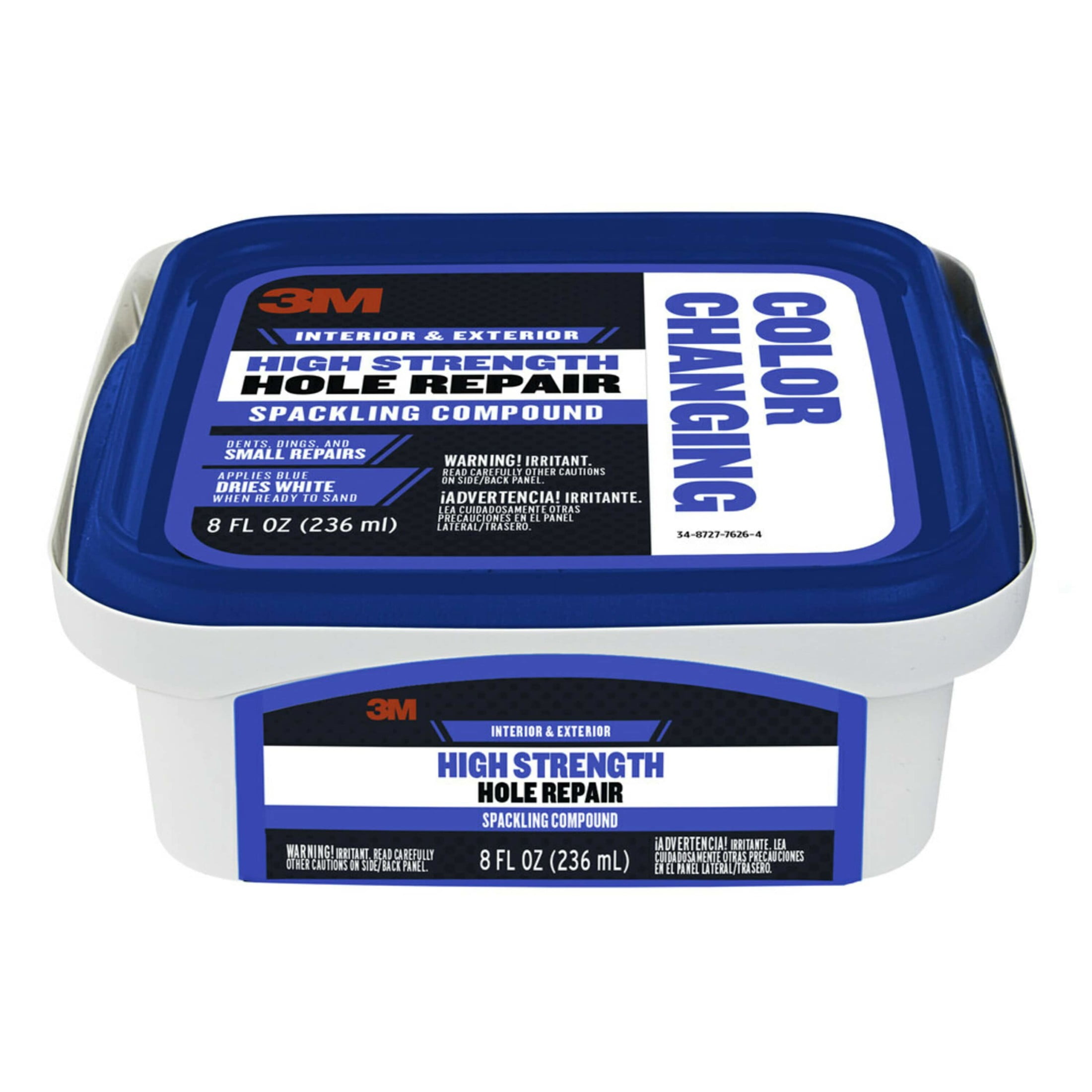 3M High Strength Hole Repair, Color Changing Spackling Compound ...