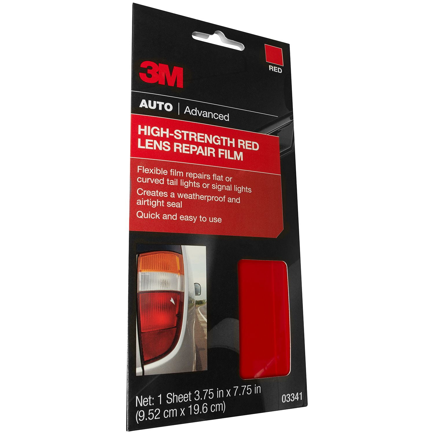3M Auto High Strength Red Lens Repair Film, 03341, 3.75 in x 7.75 in ...