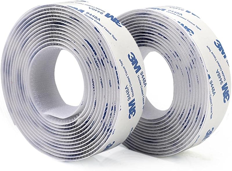 3M Hook and Loop Double Sided Tape, Self Sticky Adhesive Tape, Interlocking Tape Sewing ...