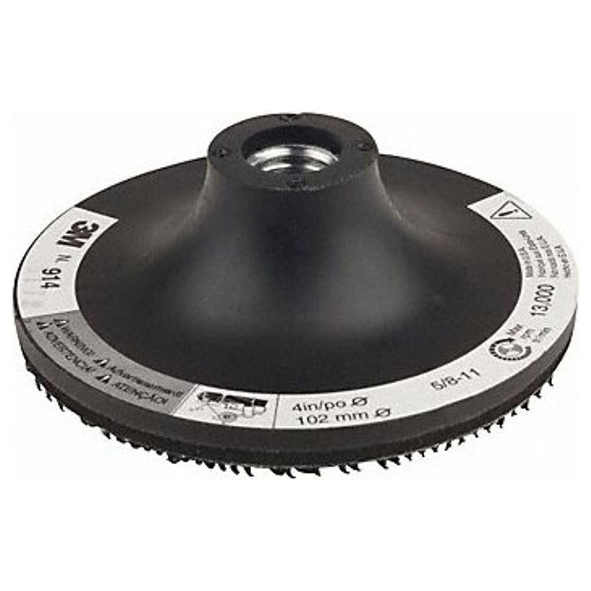 3M Hook and Loop Disc Pad, 4 in Diameter - 1 EA (405-048011-05674 ...