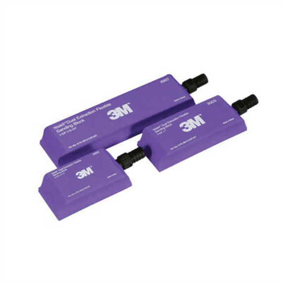 3M Hookit 35829 Flexible Sanding Hand Block Kit, Hook and Loop ...