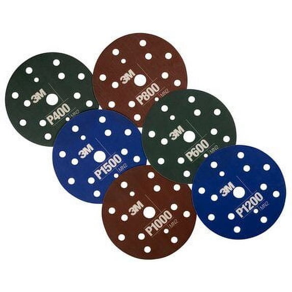 3M Hookit Flexible Abrasive Disc 270J, 34426, 6 in 15H, Dust Free ...