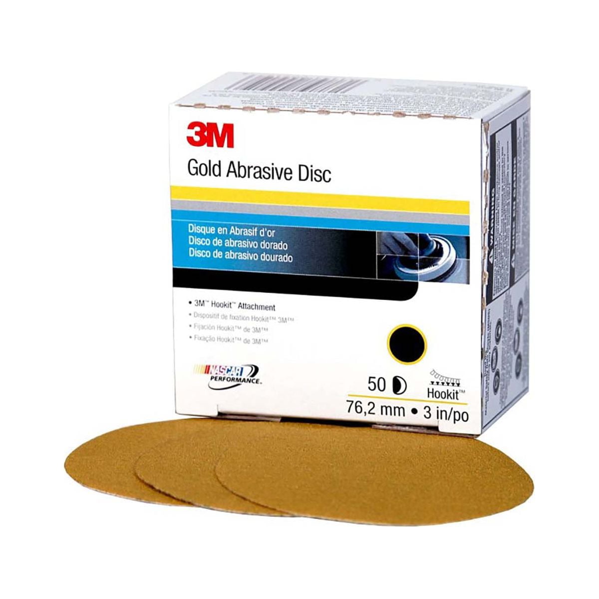 3M Hookit Gold Disc, 00919, 3 in, P120C - Walmart.com