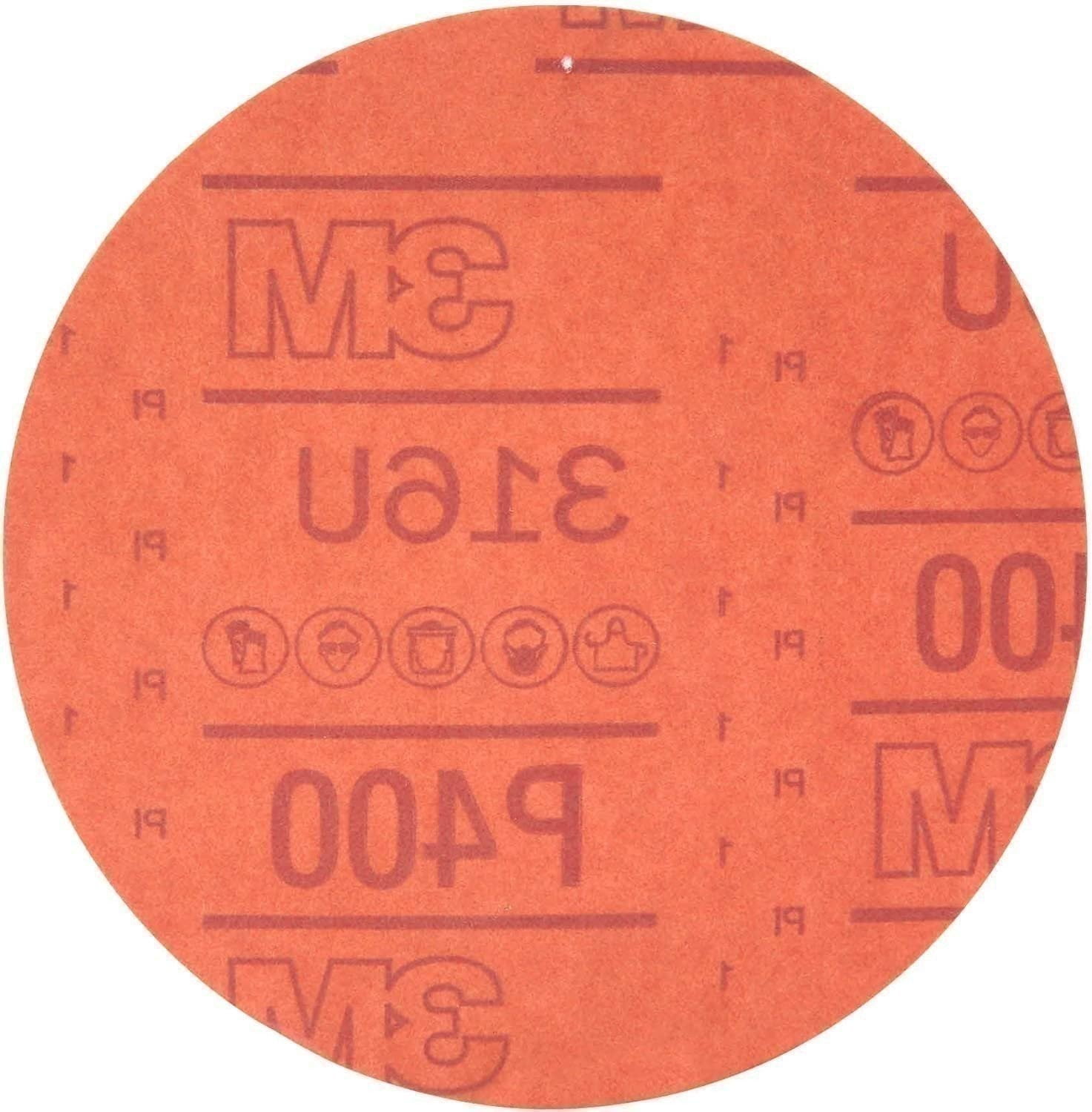 3M Hookit Red Abrasive Disc, 6 in, 50 Discs per Carton - Walmart.com
