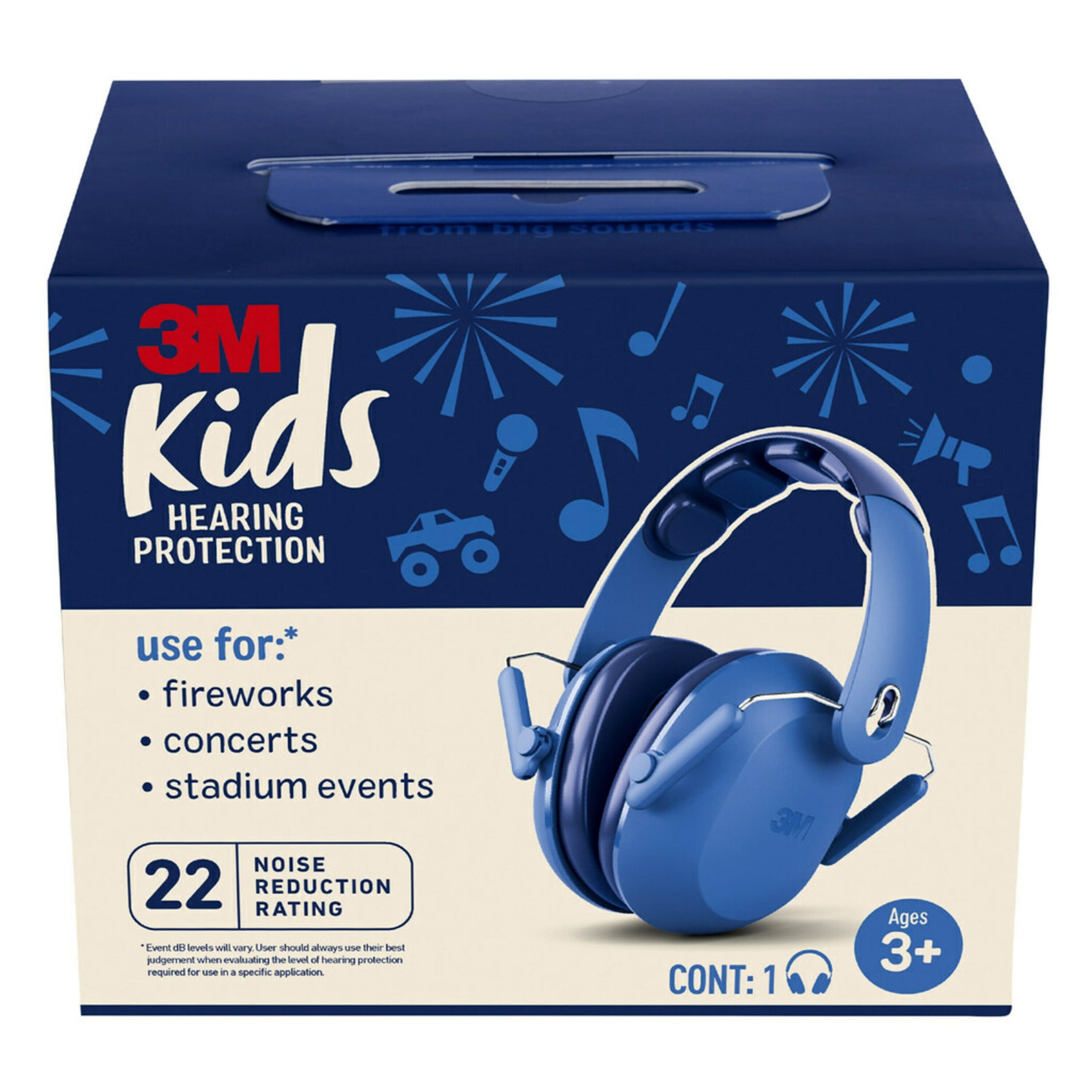 3M™ Kids Hearing Protection, Blue - Walmart.com