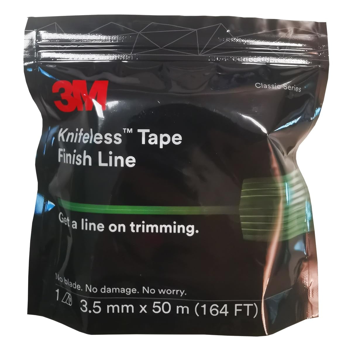 3M Knifeless Tape Finish Line KTS-FL1, Green, 3.5 mm x 50 m, 20/Case - Walmart.com