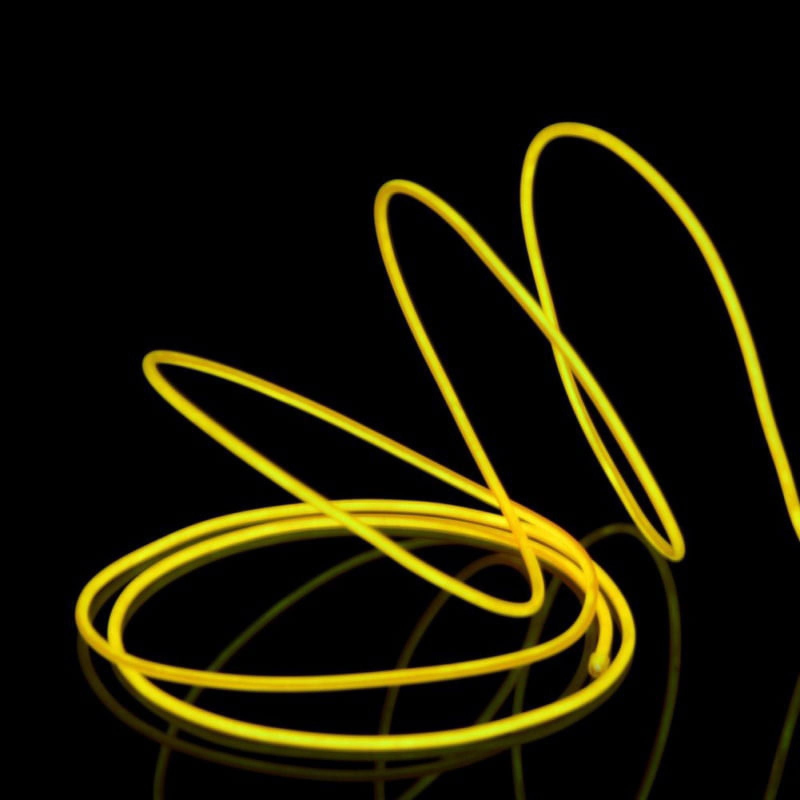 3M LED Neon Strip Lights EL Wire Lights Kit Battery Powered Rope Lights ...