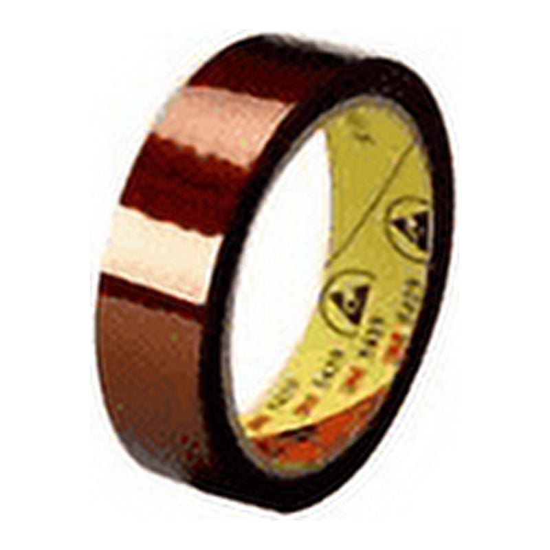 3M Low-Static Polyimide Film Tape 5419 Gold, 1/2 in x 36 yds x 2.7 mil ...