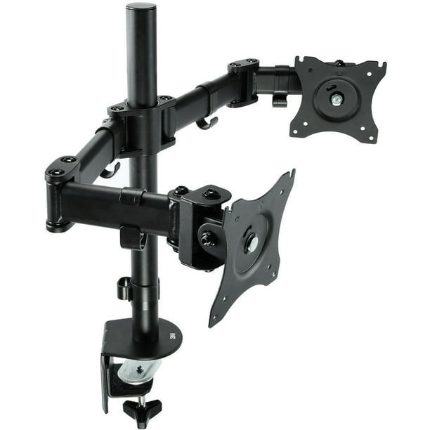 3M MM200B Dual Monitor Arm Mount For 27" Monitors 360 Degree Rotation ...