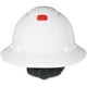 3M, MMMH801RUV, H-801R-UV Full Brim Hard Hat, 1 Each, White - Walmart.com