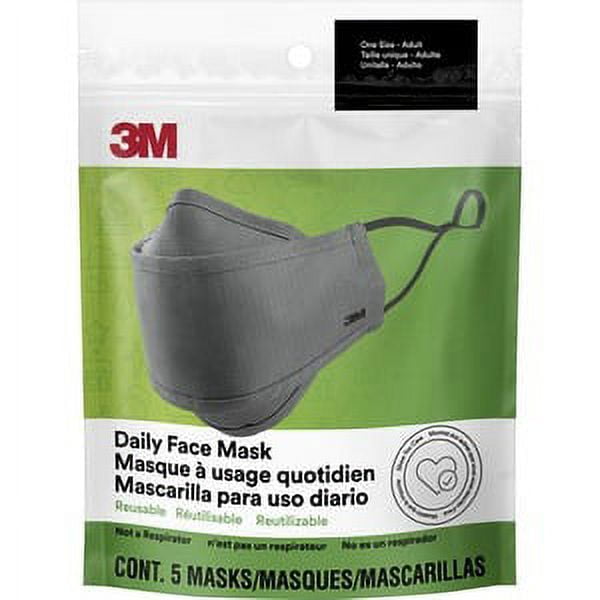 3M Daily Face Mask, 5 / Pack HSA/FSA Eligible - Walmart.com