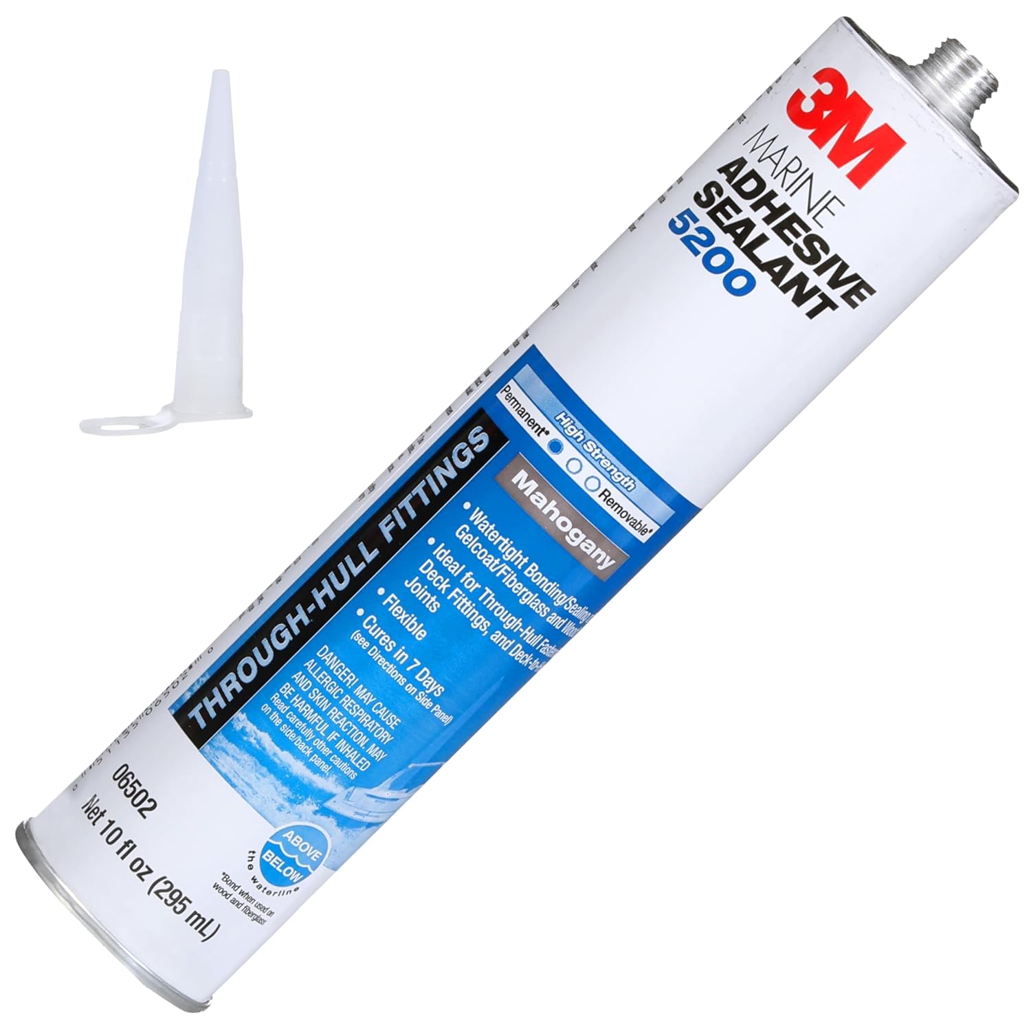 3M Marine Adhesive Sealant 5200, Mahogany, PN06502, Flexible Bonds ...