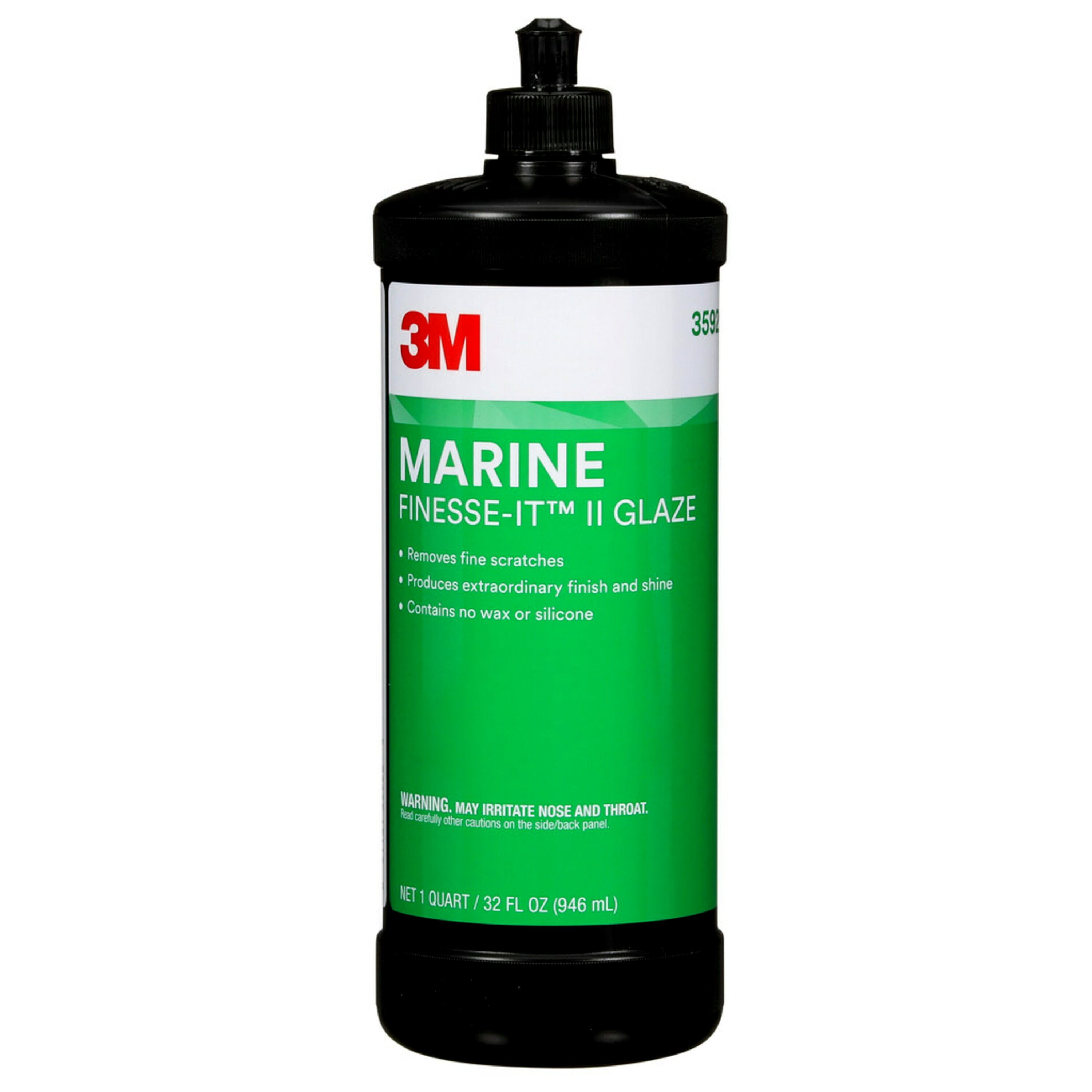 3M Marine Finesse-it II Glaze for Fiberglass & Paint, Gelcoat Repair, 1 ...