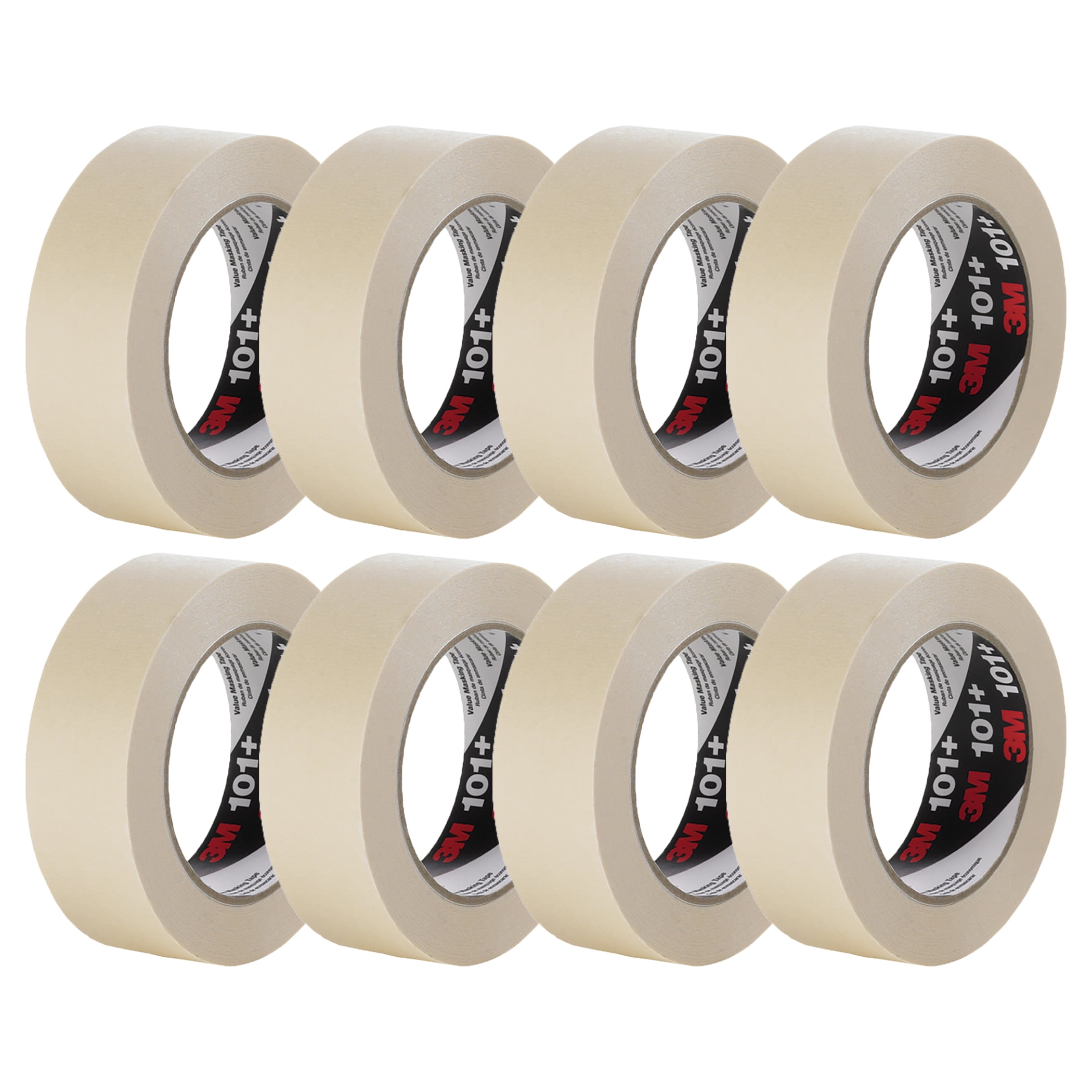 3M Masking Tape Roll, 1/2" x 60yds, Pack of 8 - Walmart.com