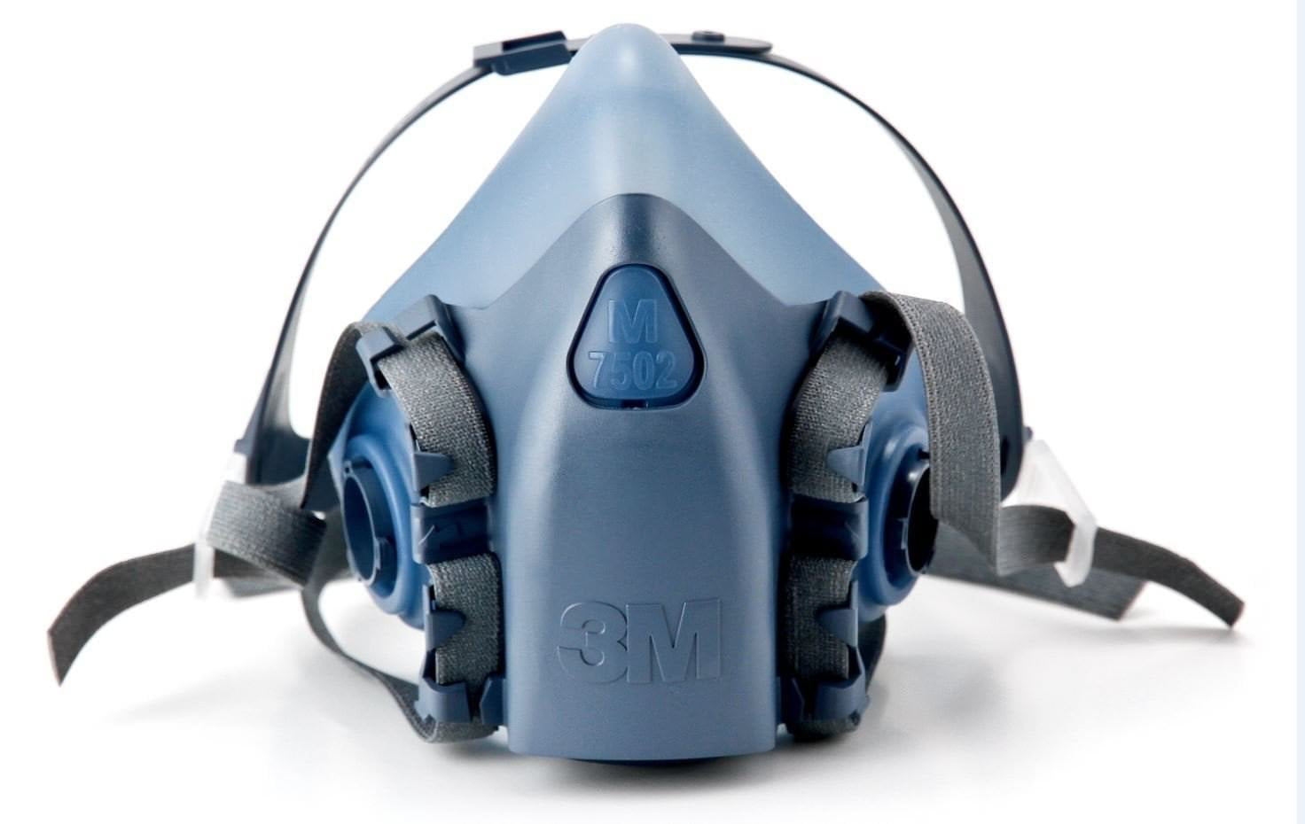 3M Medium Half Facepiece Reusable Respirator 7502/37082AAD Respiratory ...