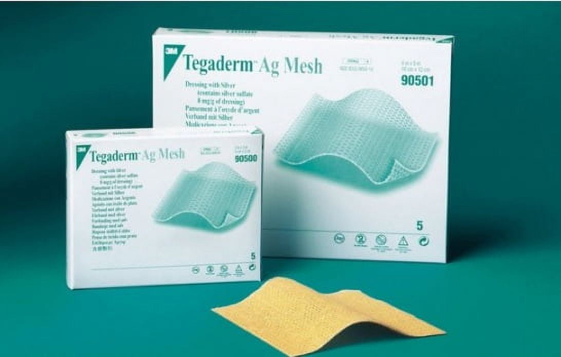 3M Mesh Dressing Tegaderm Ag Silver Sulfate 4 X 5" (#90501, Sold Per ...