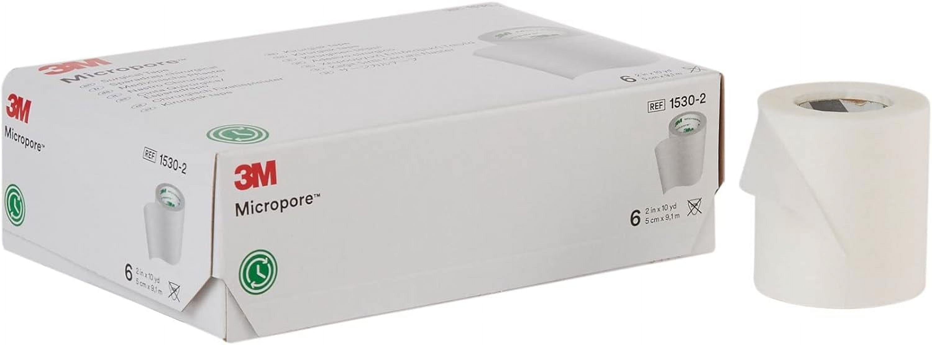 3M Micropore 2x10yds Surgical Paper Tapes, 6 Ea (10 Pack) - Walmart.com