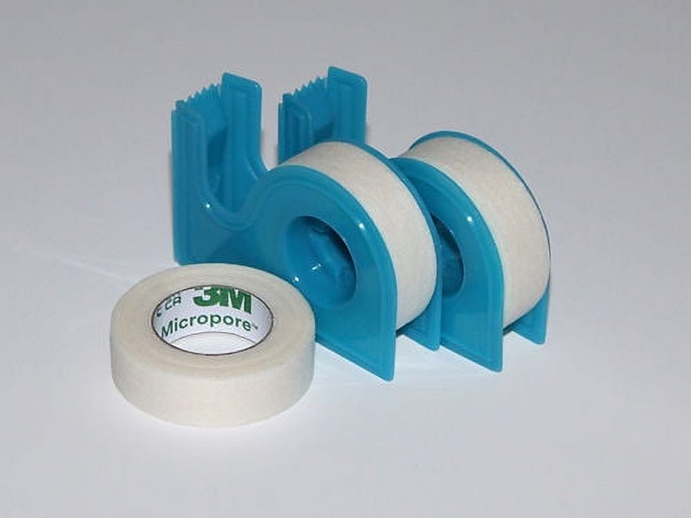 3M Micropore Surgical Tape (with Dispenser) 0.5 Inch x 10 Yards White ...
