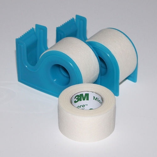 3M Micropore Surgical Tape (with Dispenser) 1 inch x 10 yards White ...